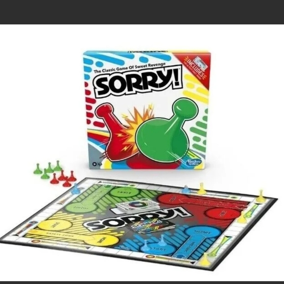 Hasbro | Games | Sorry Game Includes Coloring And Activity Sheet For ...